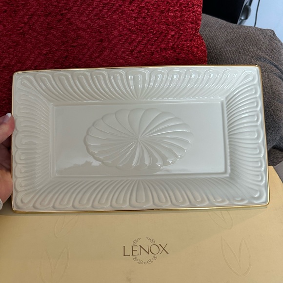 Lenox | Dining | Lenox Housewarming Rectangular Hors Doeuvre Tray 275 ...